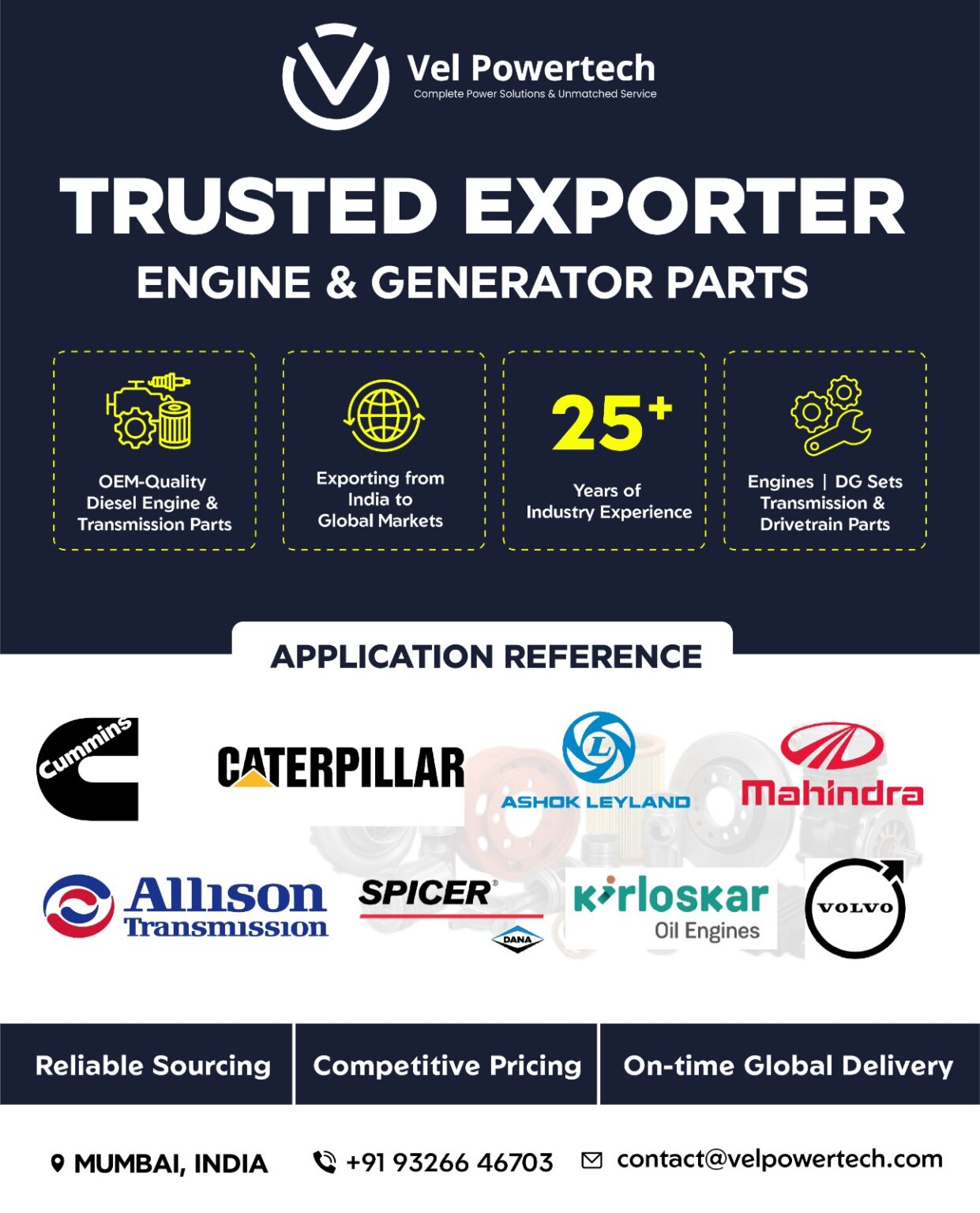 Vel Powertech – Trusted Global Supplier of Diesel Engine & Industrial ...